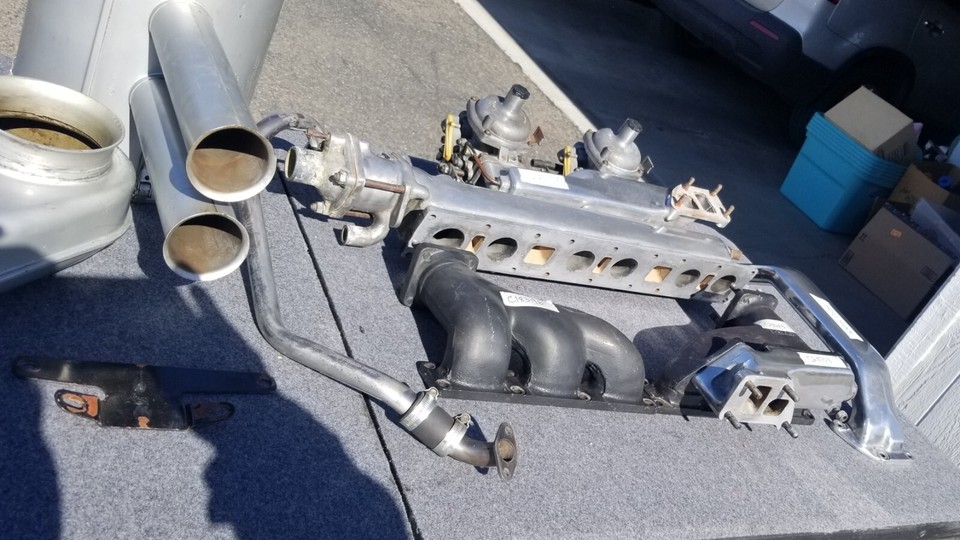 Jaguar XKE 2 Series E-Type 4.2L Full Intake Manifold Assy w/ 2 ...