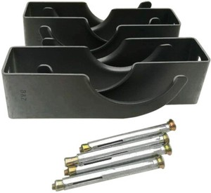 4X Dual Arm Traditional Column Radiator Brackets With Free Screws ...