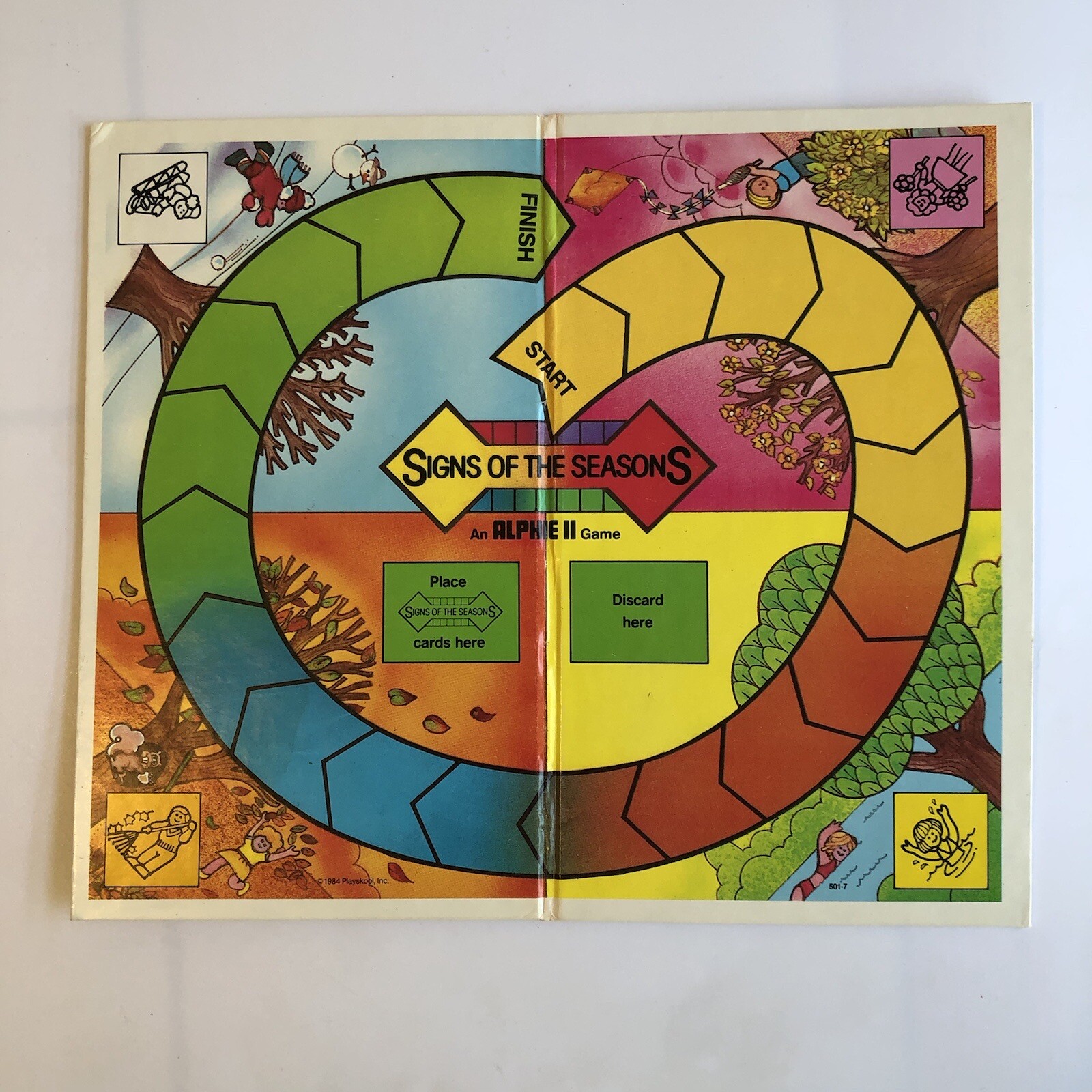 1984 Vintage Playskool Alphie II 2 Game Board Ready Set Grow Signs Of ...