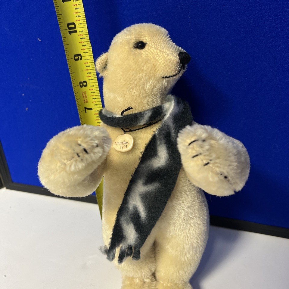 BAYSIDE BEARS * MARY LOU FOLEY * HAND MADE Polar Bear Orartuk Scarf 10 ...