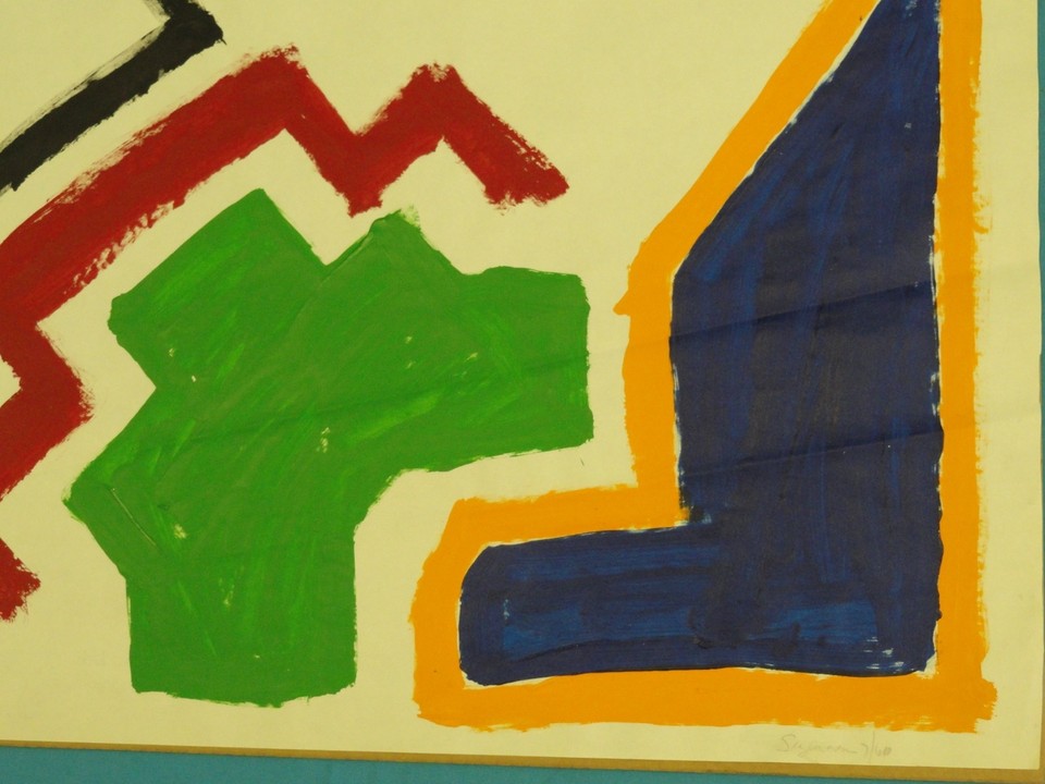 RARE GEORGE SUGARMAN (1912 - 1999 ) ABSTRACT WORK ON PAPER | eBay