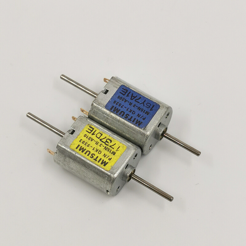 DC 12V 24V High Speed Mini FF-030 Electric Motor Dual Shaft DIY RC Toy ...