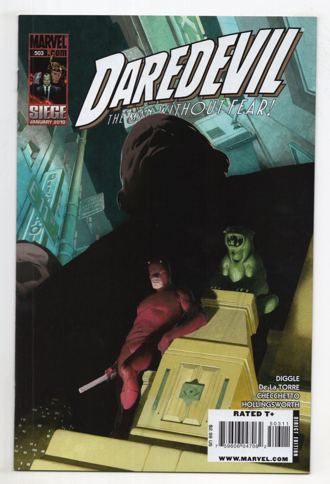 Daredevil #503 NM- First Print Andy Diggle Robert De La Torre | eBay