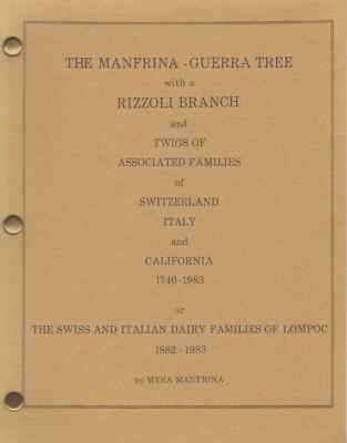 DISCENDENZA DELLA FAMIGLIA MANFRINA, GUERRA, RIZZOLI, GENITORI ...