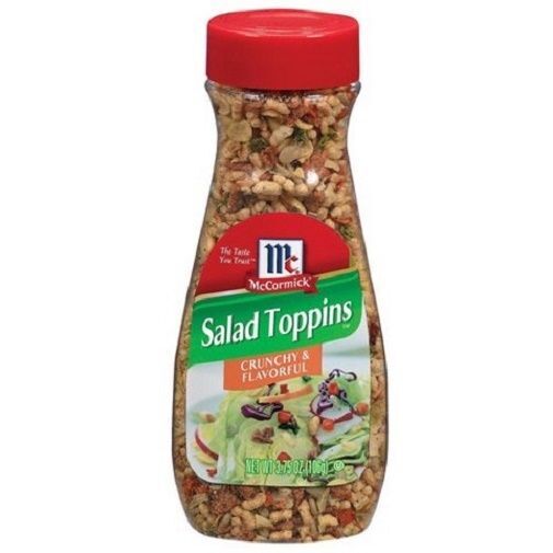 2 McCormick Salad Toppins Crunchy Flavorful 3.75 Oz Toppings for sale ...