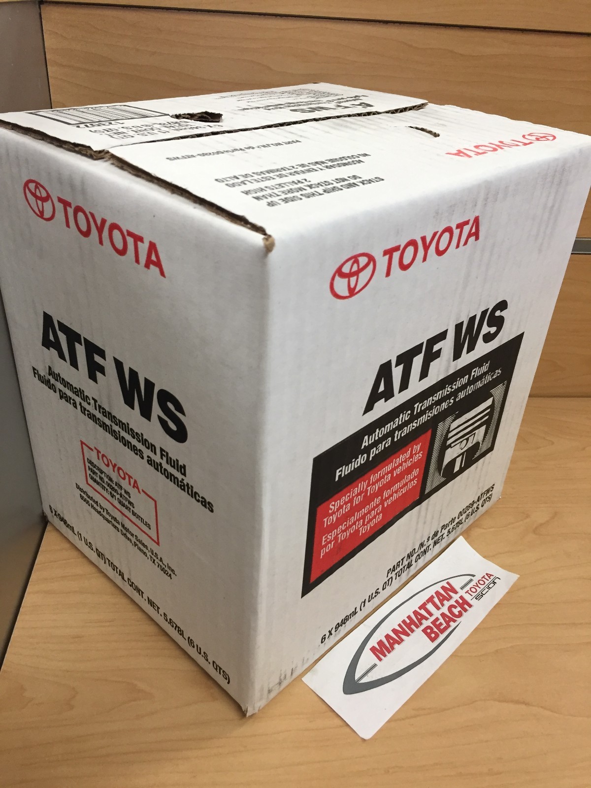 New OEM Toyota ATF World Standard (WS) Transmission Fluid Case of 6 ...