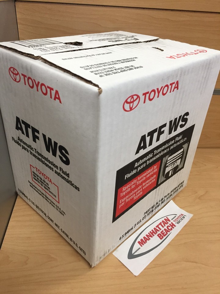 New OEM Toyota ATF World Standard (WS) Transmission Fluid Case of 6 ...