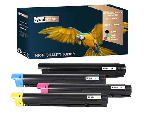QUALITONER x4 Toners 006R01457 6R01457 (Noir + Couleurs) Compatible ...
