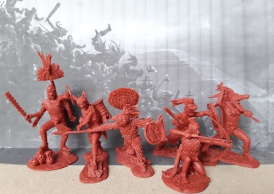 Plastic Platoon Aztecs toy soldiers Scale 1:32 | eBay