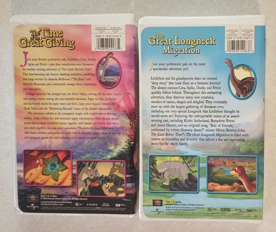 The Land Before Time III & X: The Great Time of Giving & Longneck ...