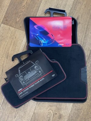 GENUINE F56 MINI JCW PRO FRONT & REAR RHD CARPET MAT SET | eBay