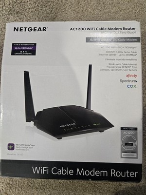 Netgear Wifi Cable Modem Router | eBay