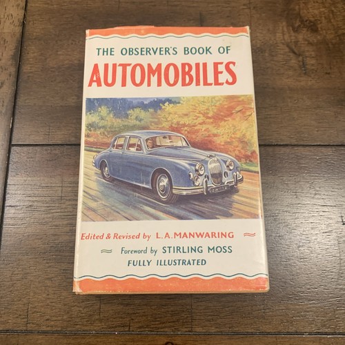 The Observer's Book Of Automobiles 1958 Edition With Original Dust ...
