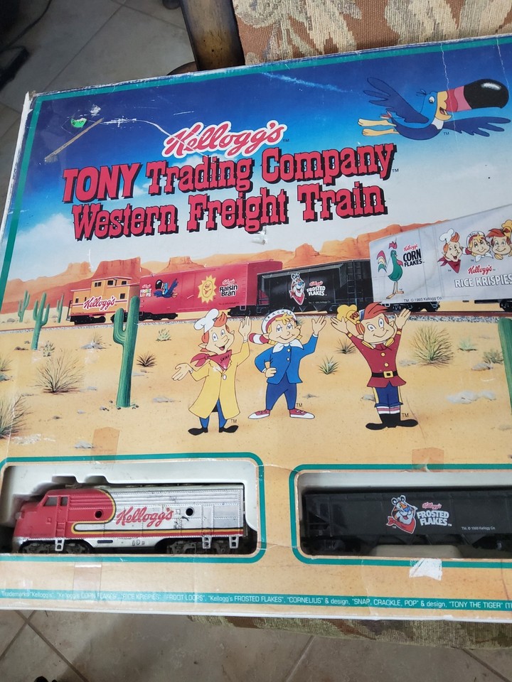 Kellogg's Tony Trading Company Western Freight Train Set HO Scale | eBay