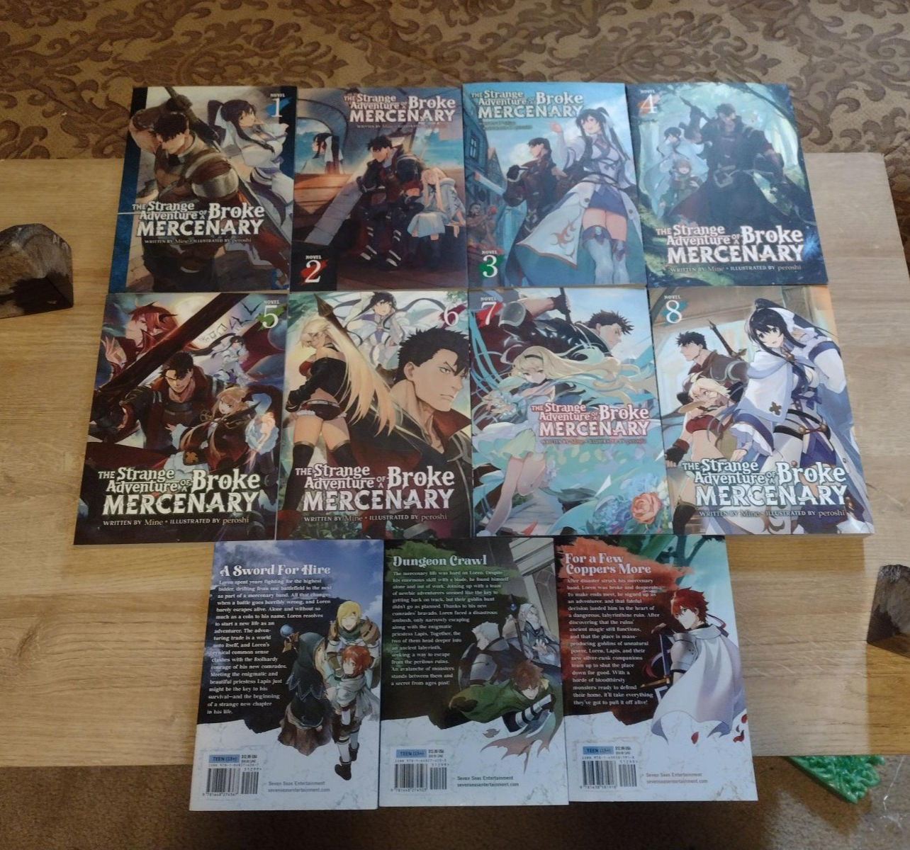 Strange Adventures of a Broke Mercenary light novel 1-8, manga 1-3 | eBay