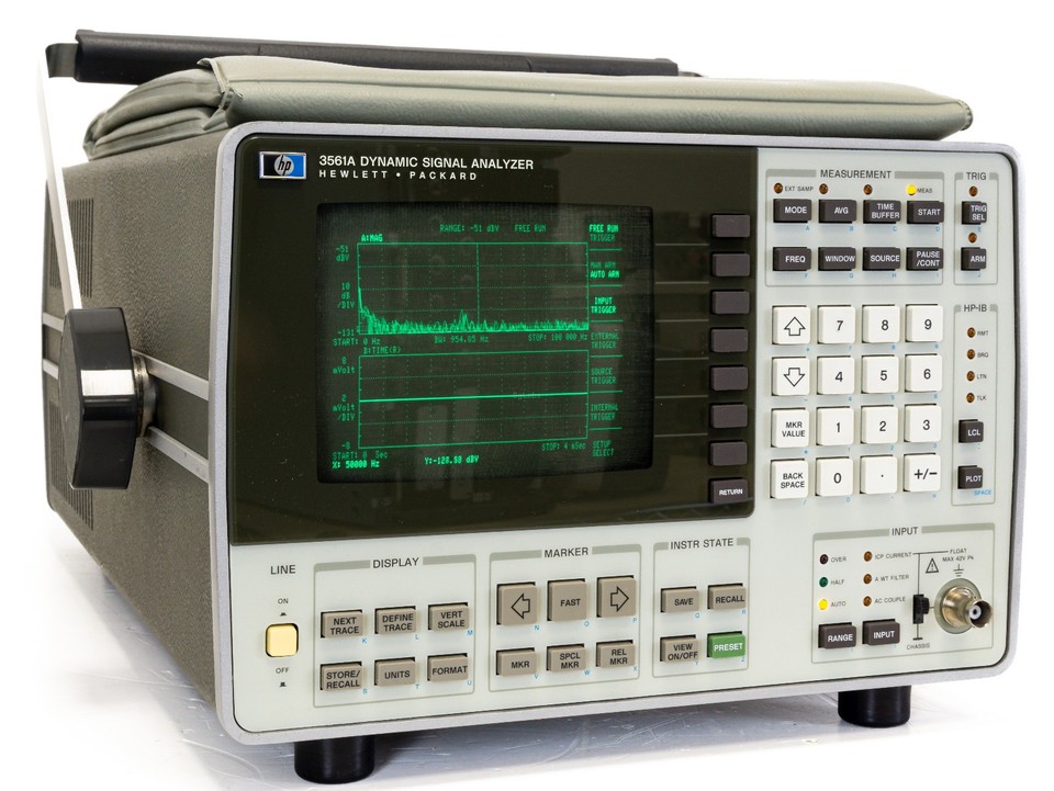 HP Agilent Keysight 3561A FFT Dynamic Signal Analyzer Audio Analyzer ...
