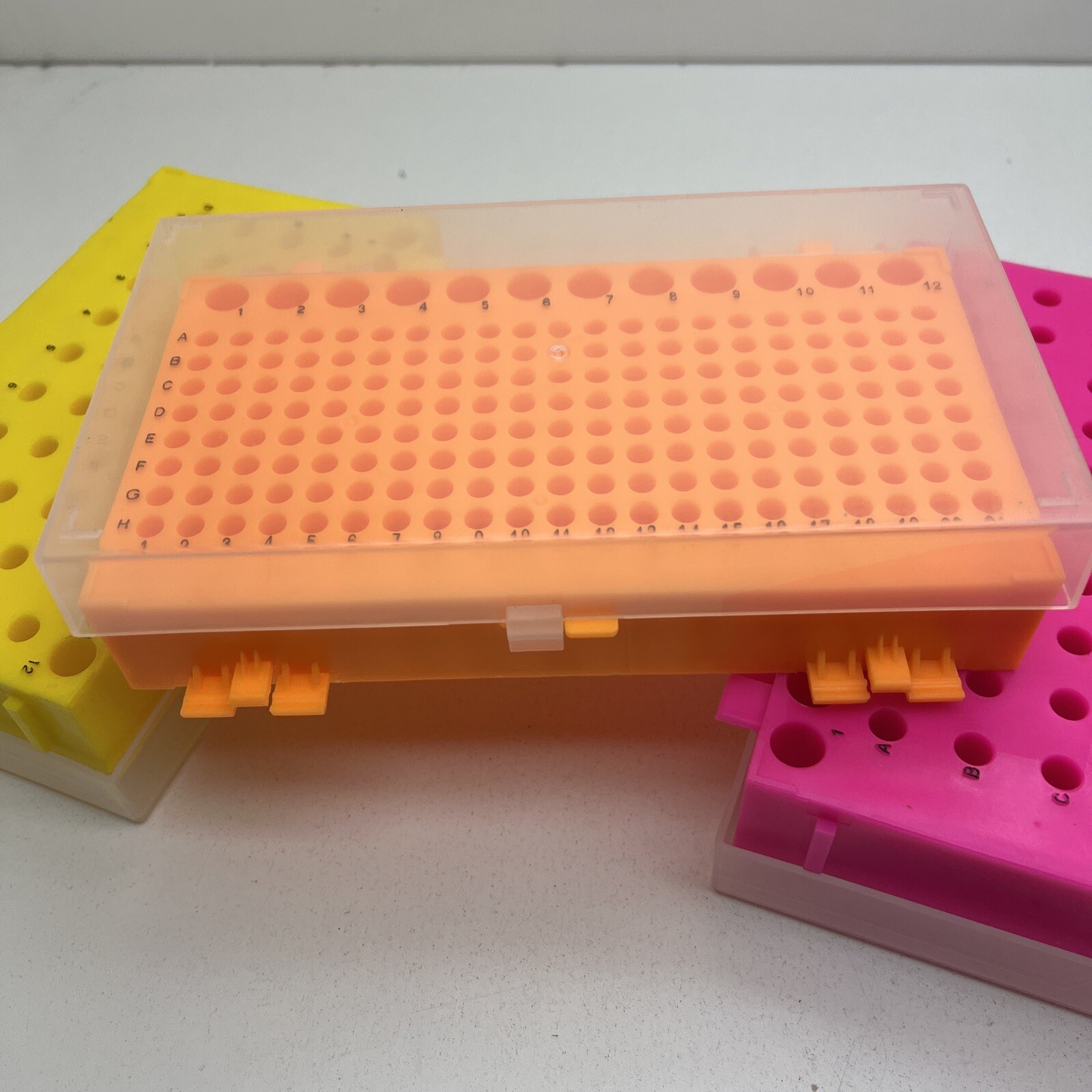 (3-Pack) VWR 82024-454 Reversible Microtube Rack 0.2, 0.5, or 1.5 mL ...