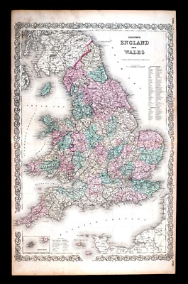 Pre-1900 - 1856 Colton Map