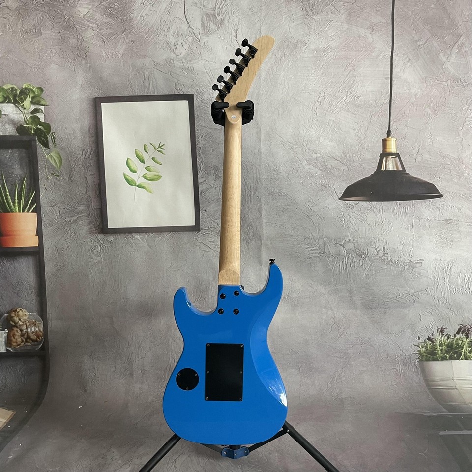 Custom Blue George Lynch Kamikaze Electric Guitar HPL Fretboard SH ...