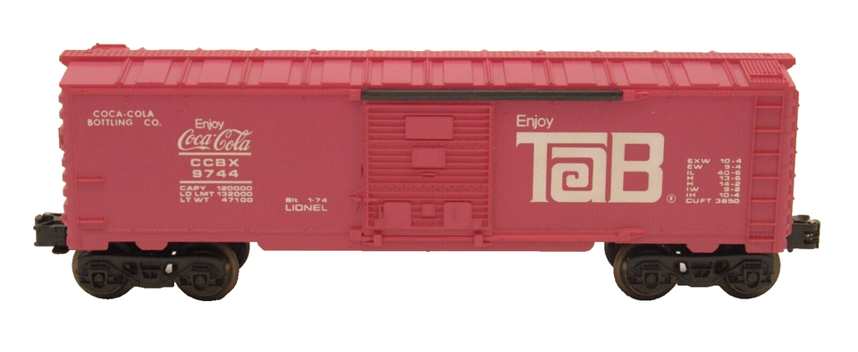 1975 LIONEL "COCA - COLA" ADVERTISING TRAIN SET 6-1463, ORIGINAL BOX ...