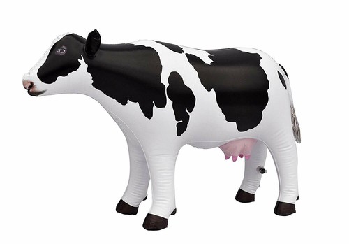 Jet Creations Cow Inflatable Animal Baby 37 inch Long Great for Pool ...