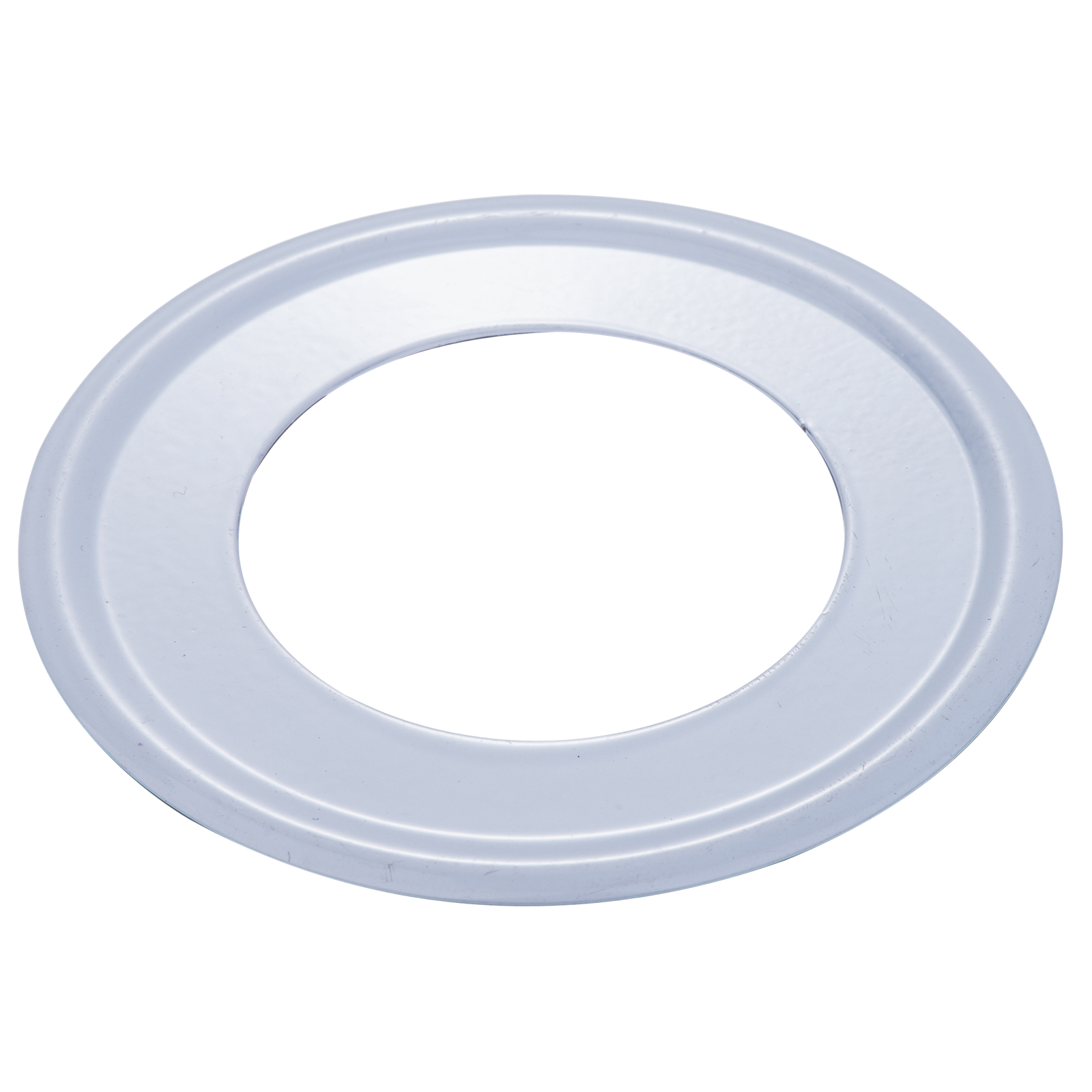 2x Kinetic DWV FLAT COVER PLATE 100mm Diameter, Powder Coated WHITE ...