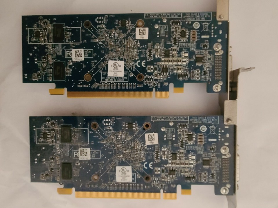 2x Dell~Radeon~ATI-102-C09003(B)~AMD 109-C09057-00~512 MB HD Video Card ...