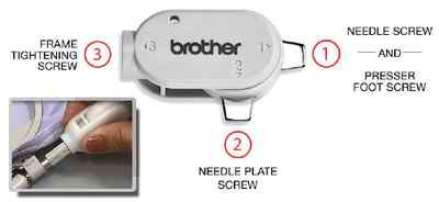 Brother Sewing Machine Multi Function/Purpose Needle Plate Screwdriver ...