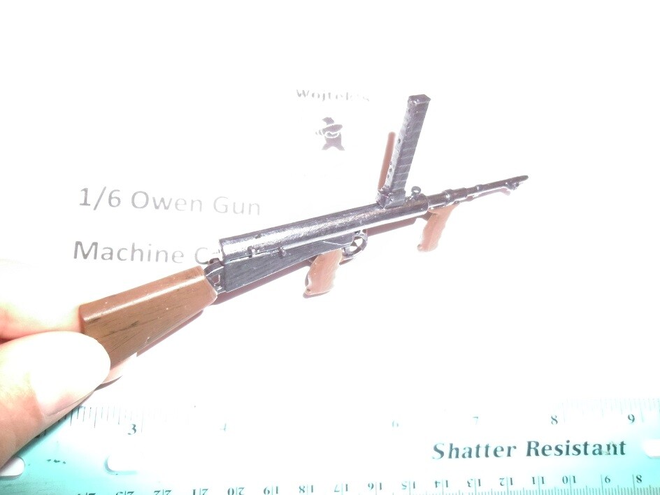 LE05 1/6 WWII Homemade Owen Gun Sub-Machine Machine Carbine Australia ...