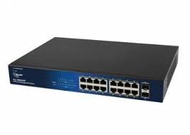 ALLNET Switch unmanaged Layer2• PoE Budget 240W• 16x at• 2x ALL-SG8018P ...