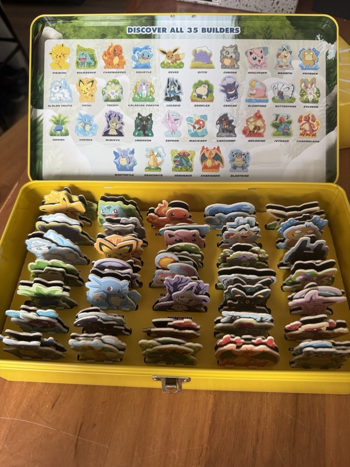 Coles Pokemon Builders Complete Sets X2 , 1 Built 1 Unbuilt Plus 70 ...
