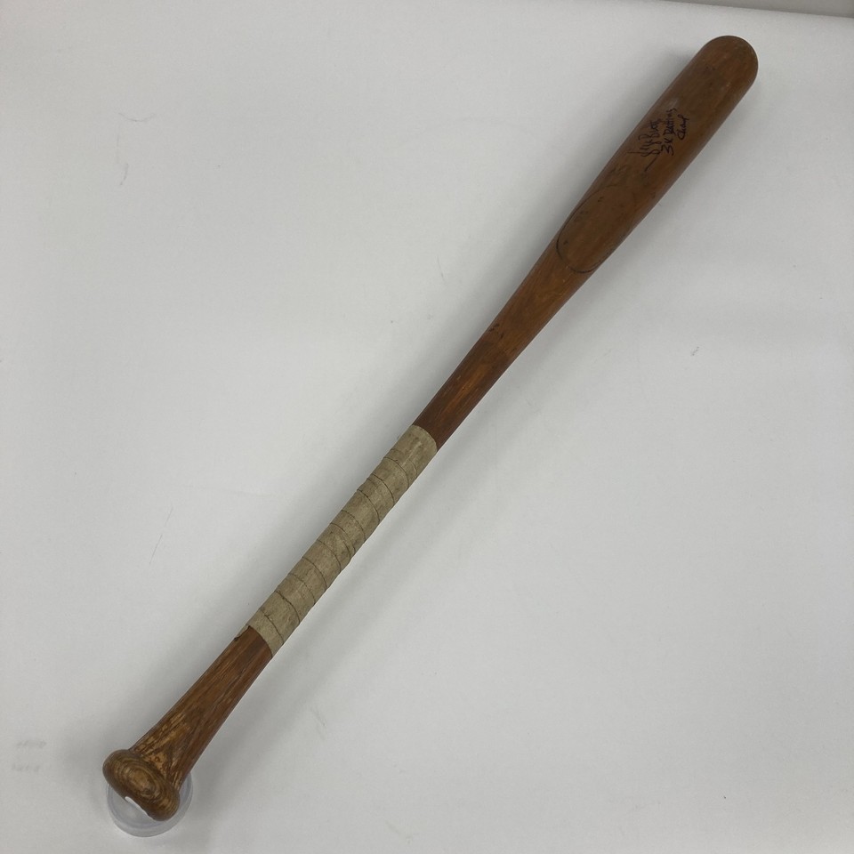 George Brett 3x Bating Champ Signed Vintage 1970's Baseball Bat JSA COA ...
