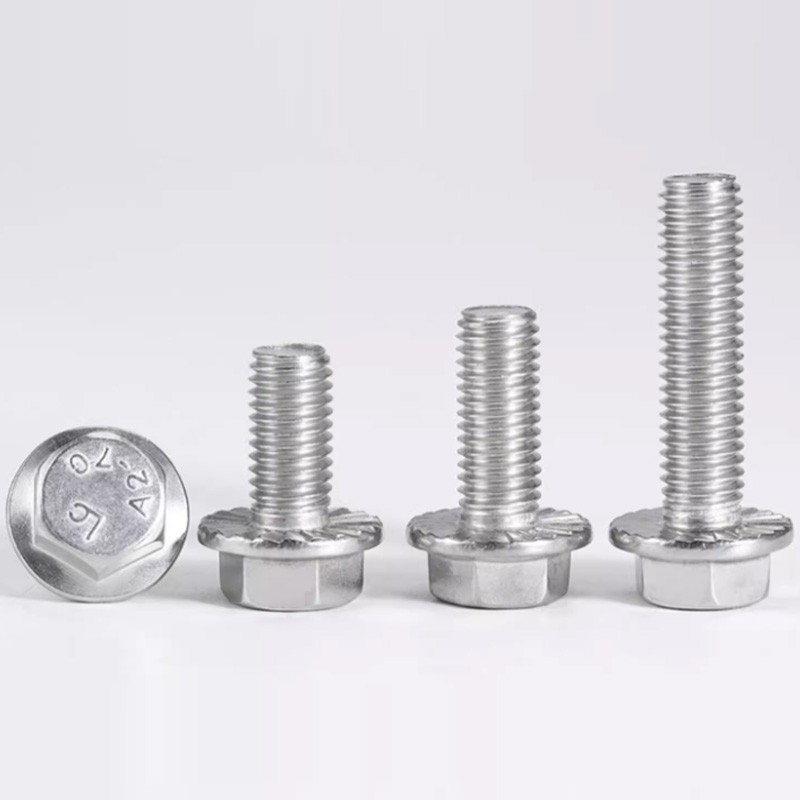 M4 M5 M6 M8-M12 Flanged Hexagon Head Bolts Flange Hex Screws A2 ...
