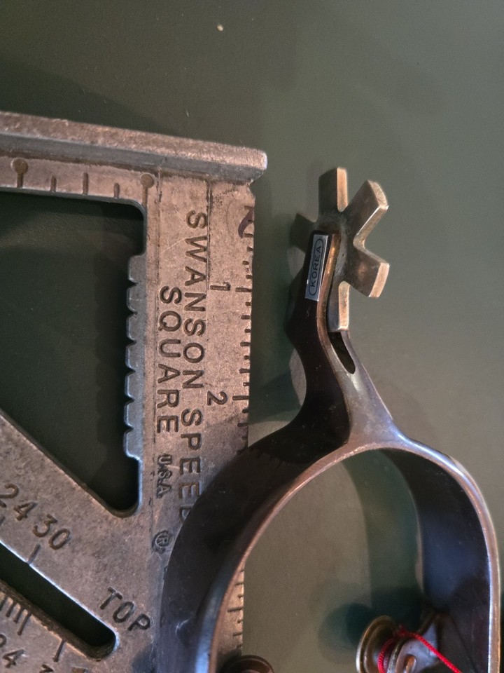 Winchester Hand Forged Spurs Brass | eBay