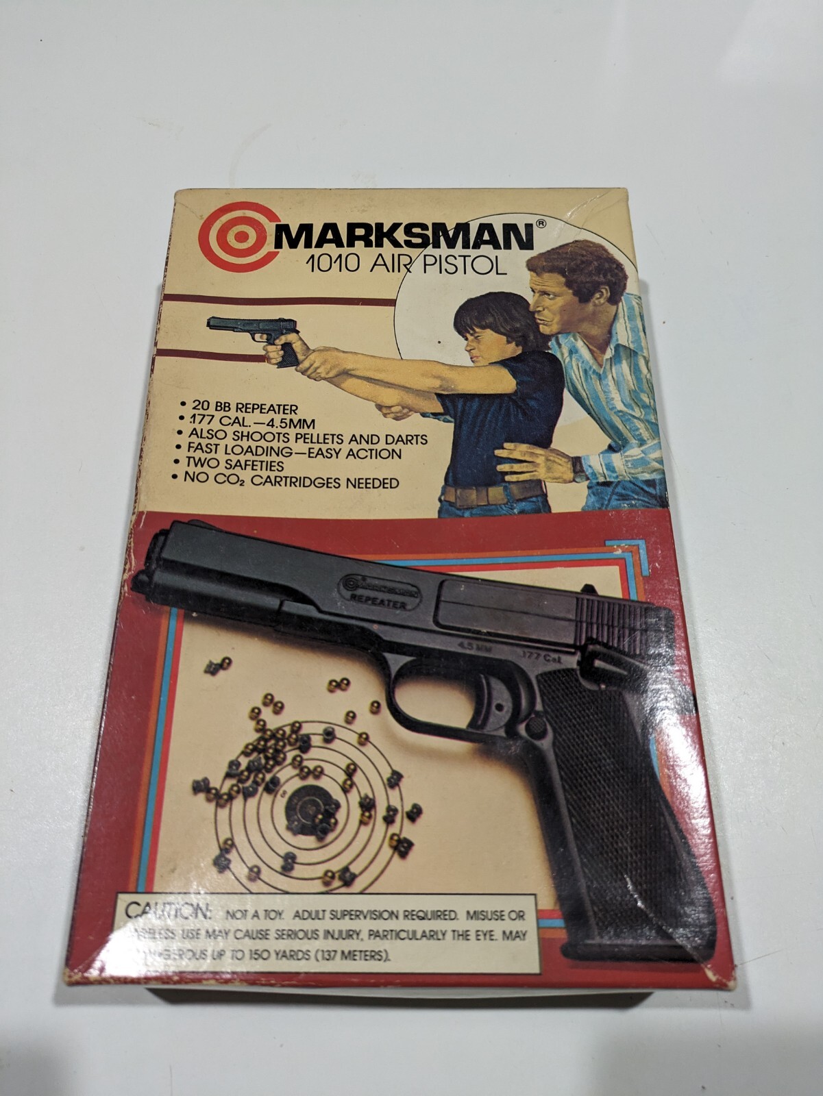 Vintage 1972 Marksman 1010 Air Pistol 20 BB Repeater for sale online | eBay