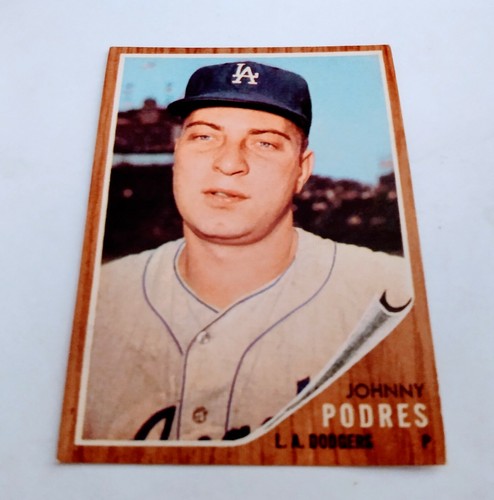1962 Johnny Podres Topps Baseball Card #280 Los Angeles Dodgers NICE ...