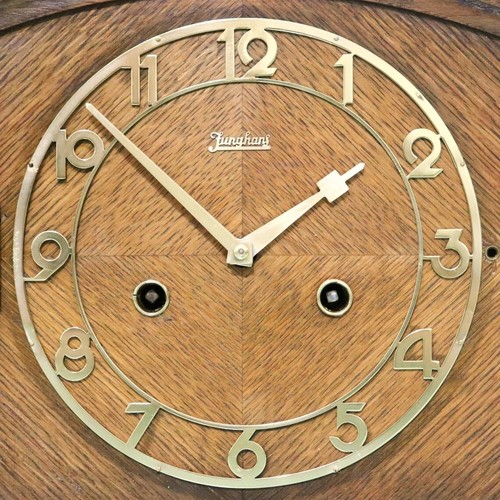 JUNGHANS Mantel TOP! Clock Antique Art Deco RESTORED! Winding Wind Up Gong Chime | eBay