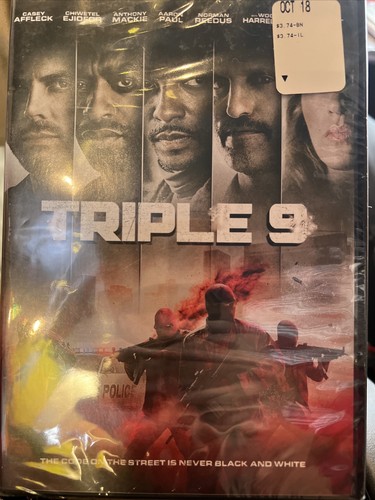 TRIPLE 9 (DVD, 2016) Brand New Sealed - Woody Harrelson Aaron Paul ...