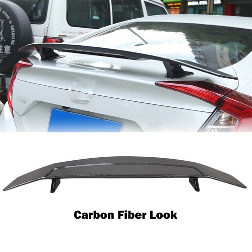 52'' Universal Rear Spoiler Racing Trunk Wing For Cars GT Carbon Fiber ...