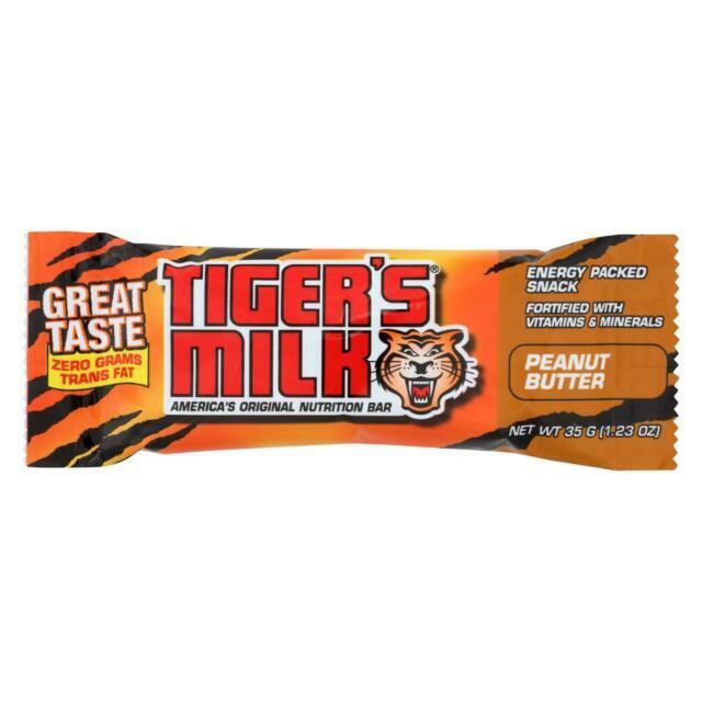 Tigers Milk Bar Peanut Butter Nutritional Bars for sale online | eBay