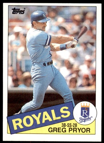 1985 Topps. Greg Pryor C Baseball Card #188 | eBay