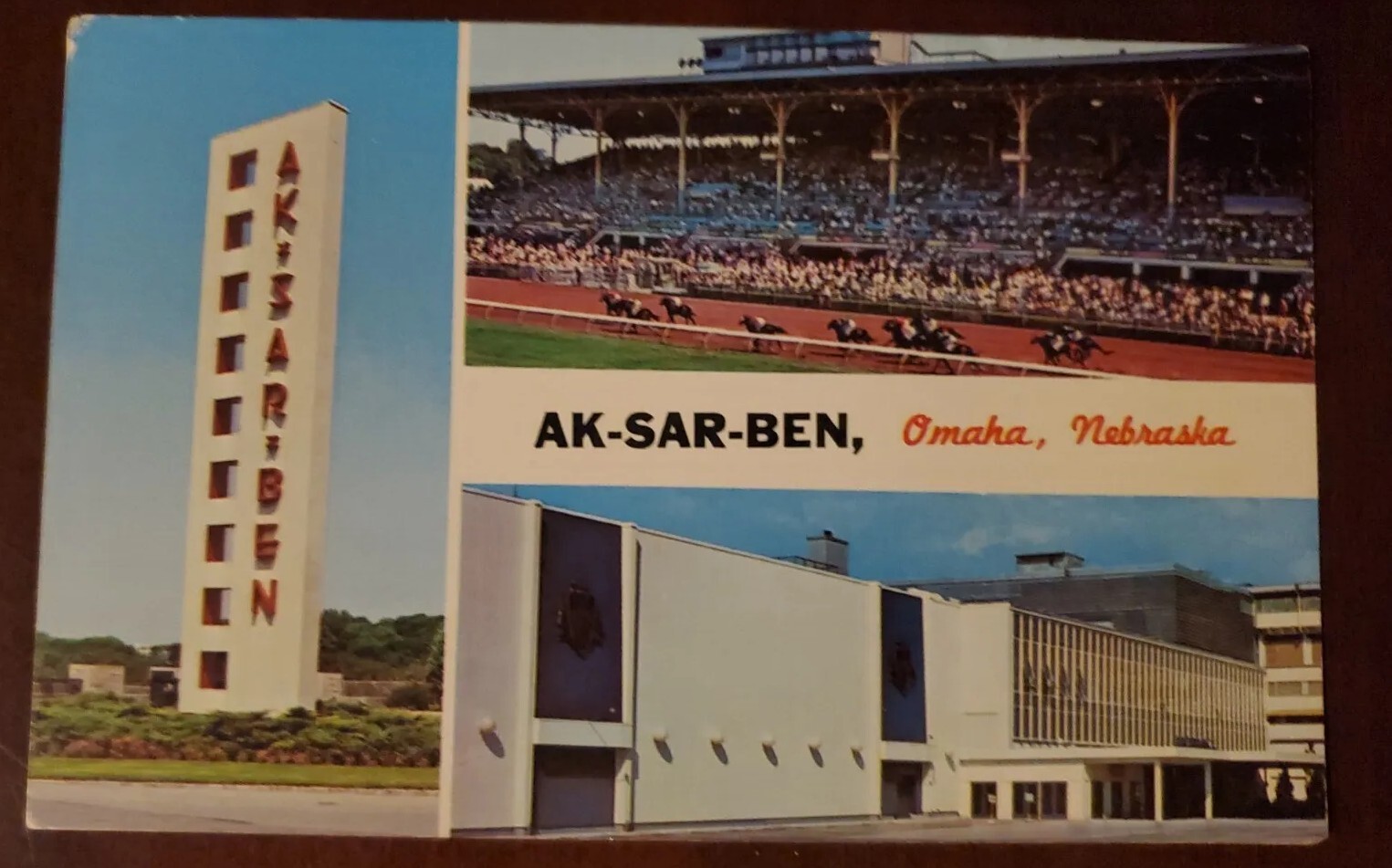 Ak-Sar-Ben Coliseum Racetrack Omaha Nebraska 1979 Vintage Postcard | eBay