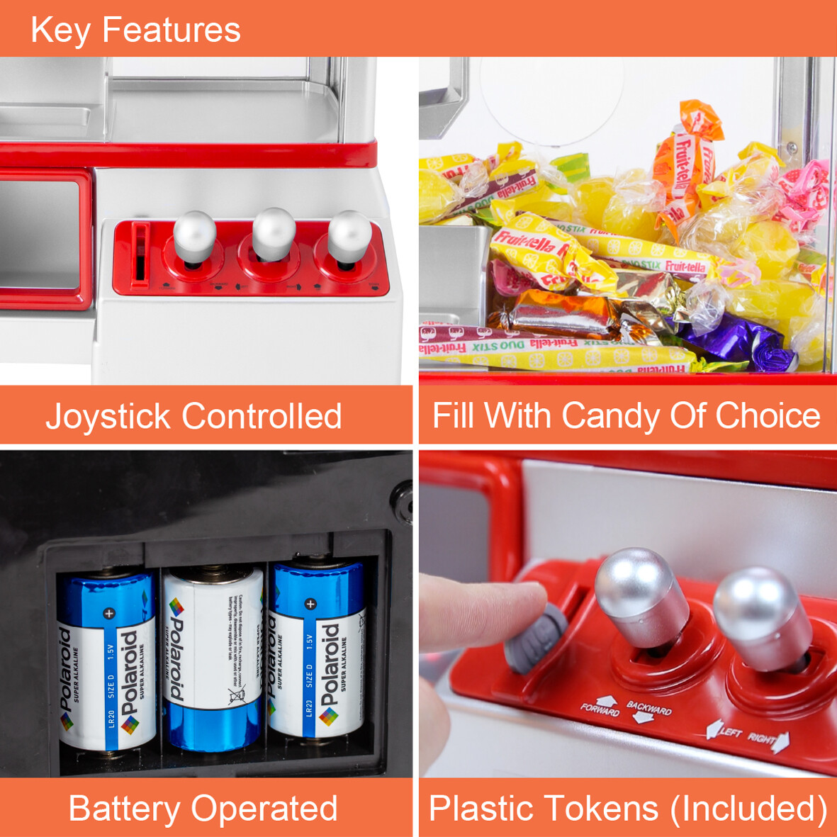 Global Gizmos 55739 Mini Candy Grabber Claw Machine for sale online ...