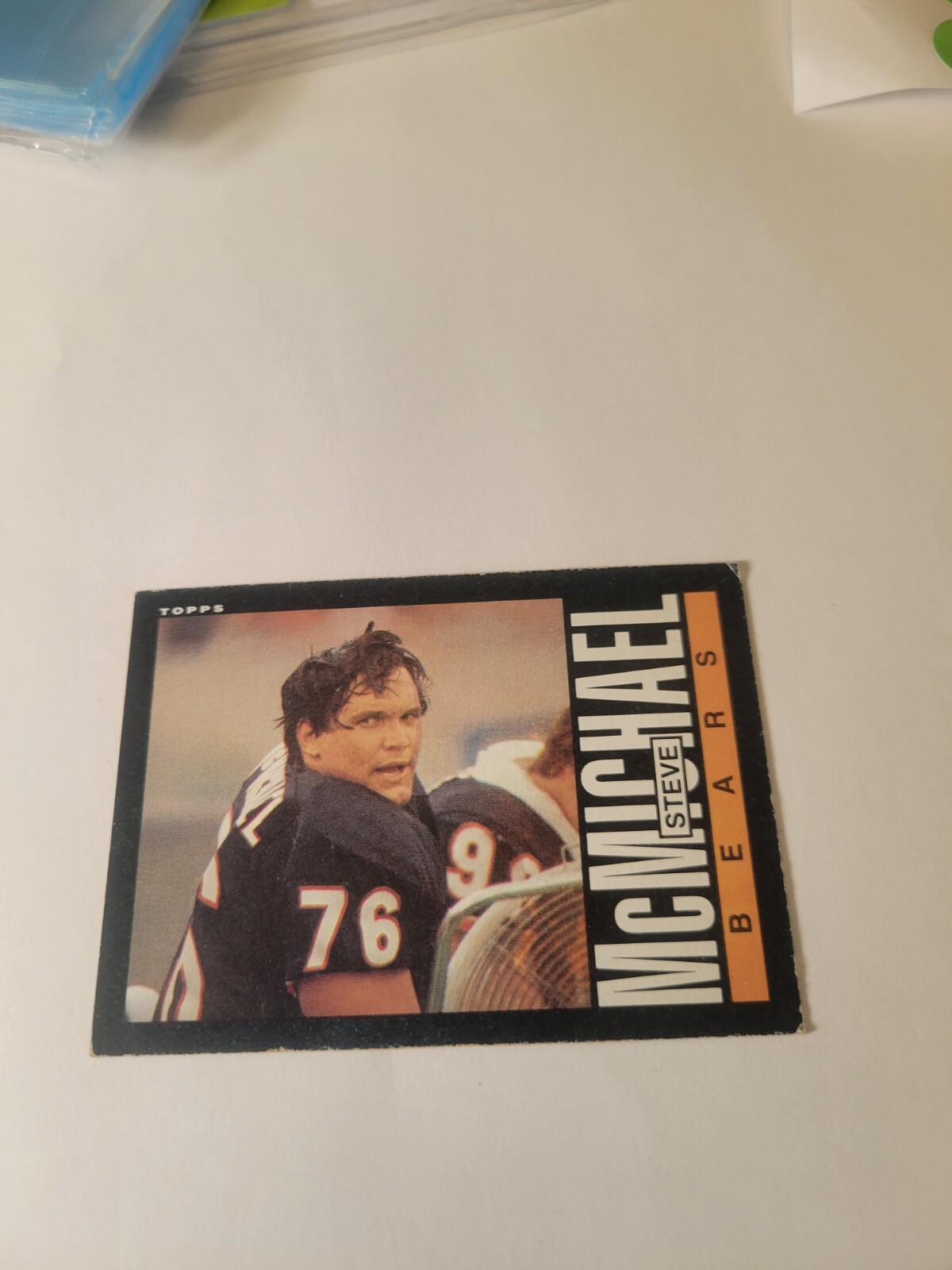 1985 Topps RC #32 Steve McMichael Chicago Bears FOOTBALL Card I8 | eBay