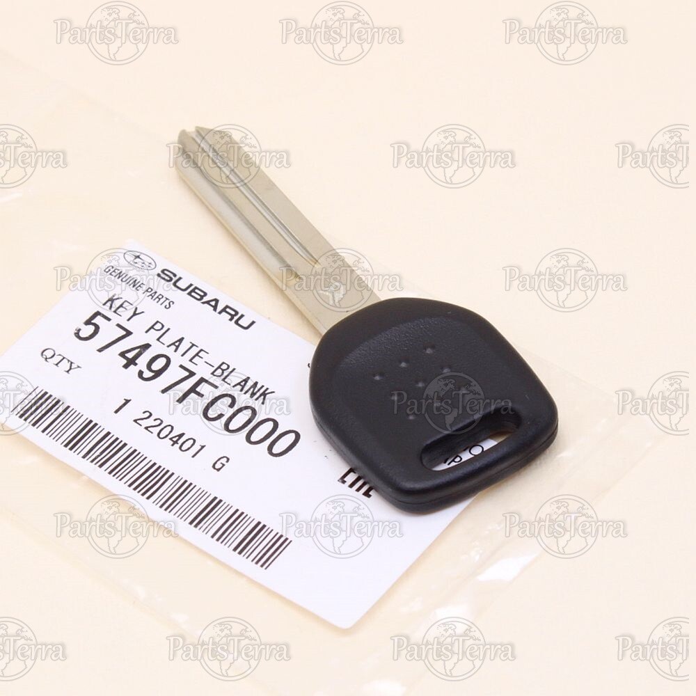 Genuine OEM Subaru FORESTER IMPREZA STI OUTBACK Blank Key Plate Steel ...