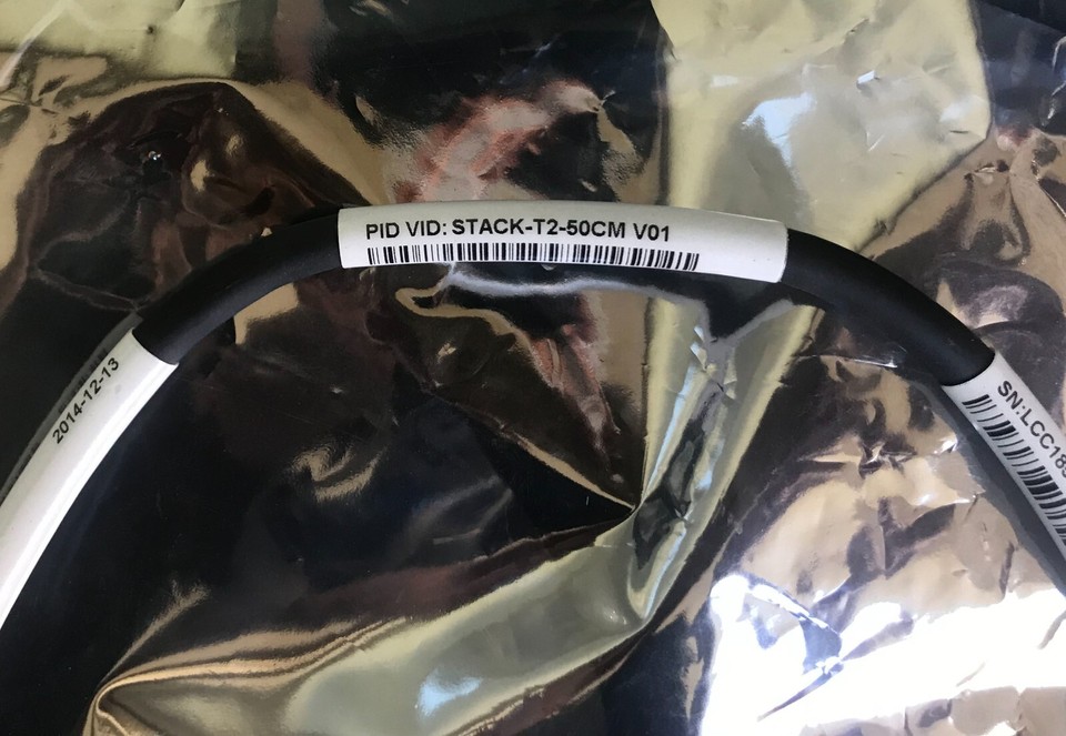 New Cisco STACK-T2-50CM Type 2 Stacking Cable. 1 Year Warranty, 5 ...