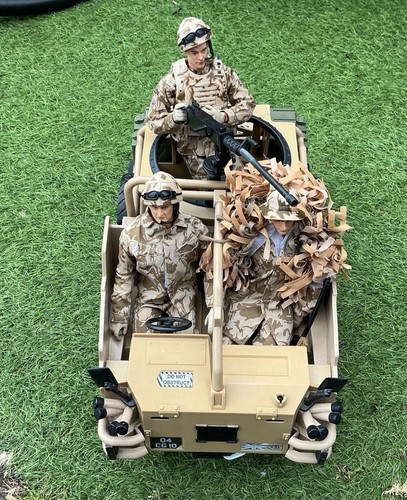 HM Armed Forces Jackal Mounted Machine Gun + Sniper Complete And Two ...