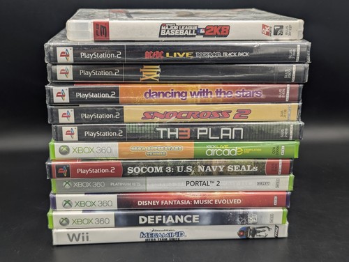 12 Sealed Video Game Lot - Xbox- PlayStation - Wii | eBay