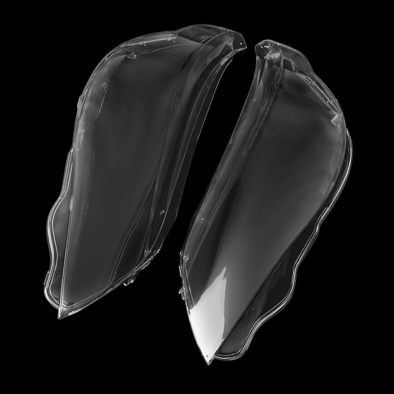Pair Headlight Headlamp Lens Cover Clear For BMW E60 E61 5Series 525i ...