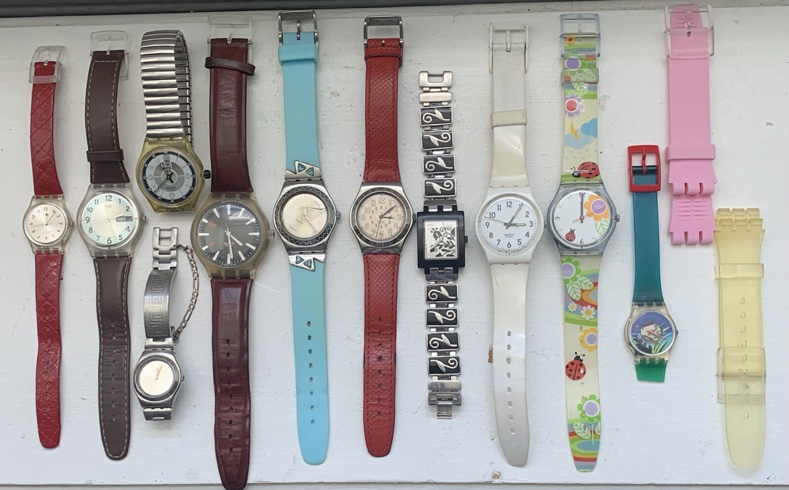 Lot of 11 Vtg Unisex Swatch Watches | eBay